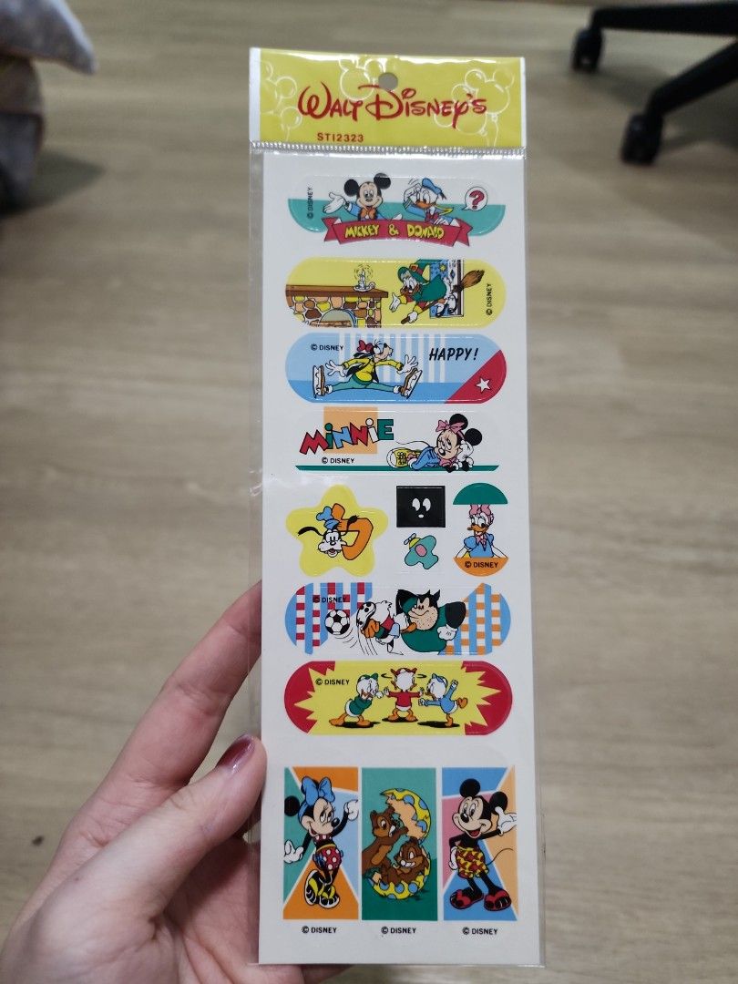 Vintage Old School Disney Stickers, Hobbies & Toys, Stationery & Craft ...