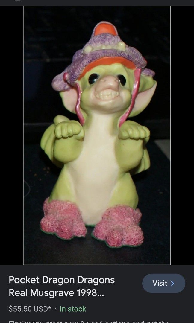 Vintage pocket dragons figurine 6, Hobbies & Toys, Collectibles ...