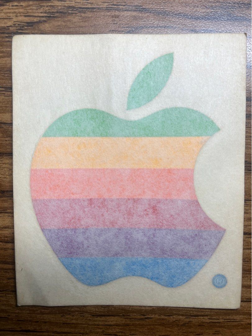 Vintage Rainbow Apple Sticker, Hobbies & Toys, Memorabilia ...