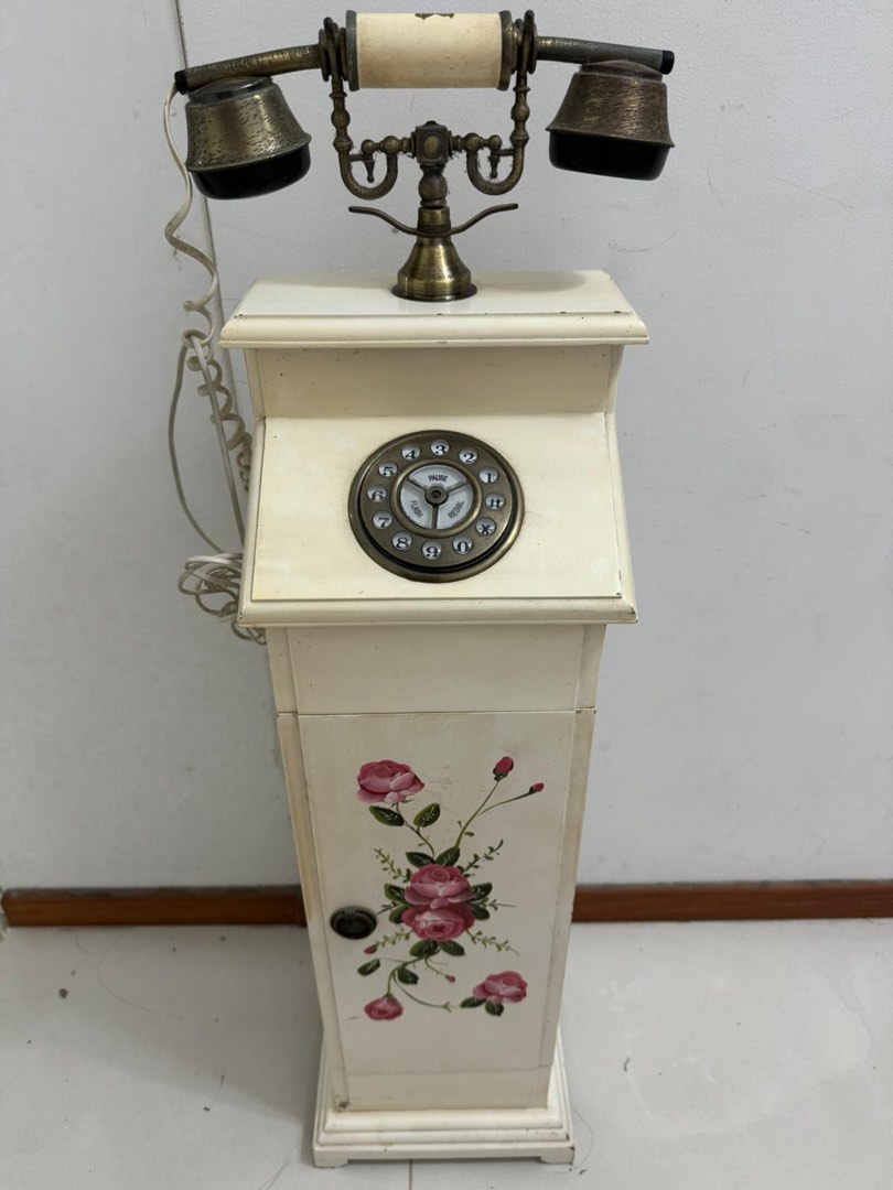 Vintage Telephone with Cabinet, Furniture & Home Living, Furniture ...