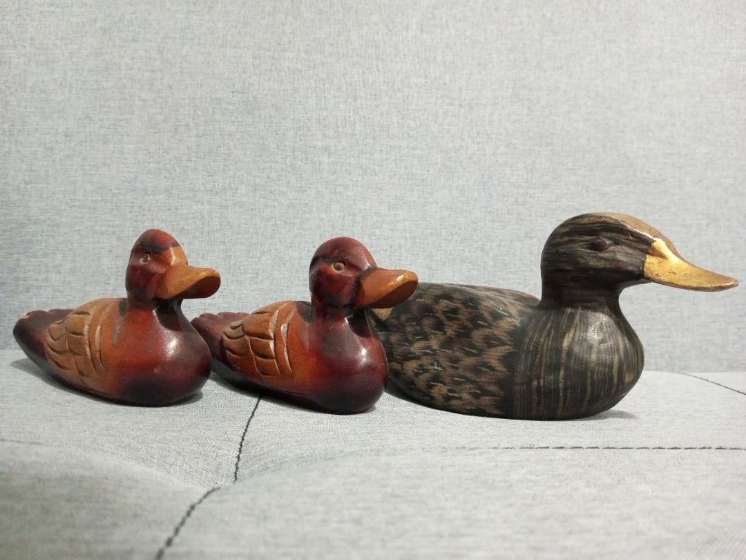 Vintage wooden duck display, Hobbies & Toys, Memorabilia & Collectibles ...