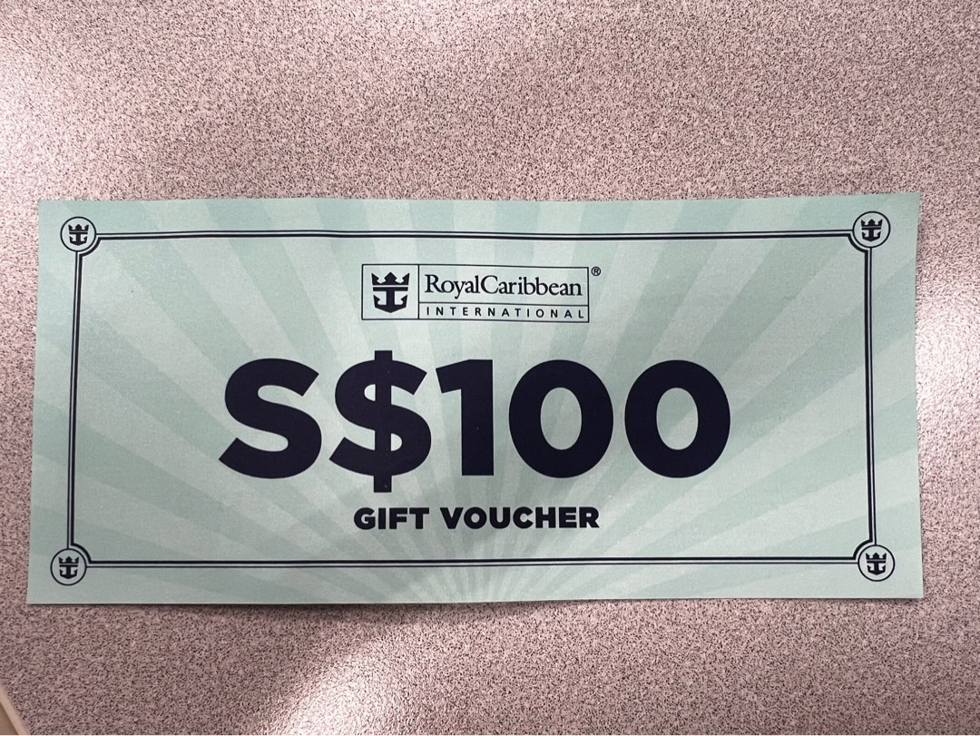 Voucher Royal Caribbean x7 pcs, Tickets & Vouchers, Vouchers on Carousell