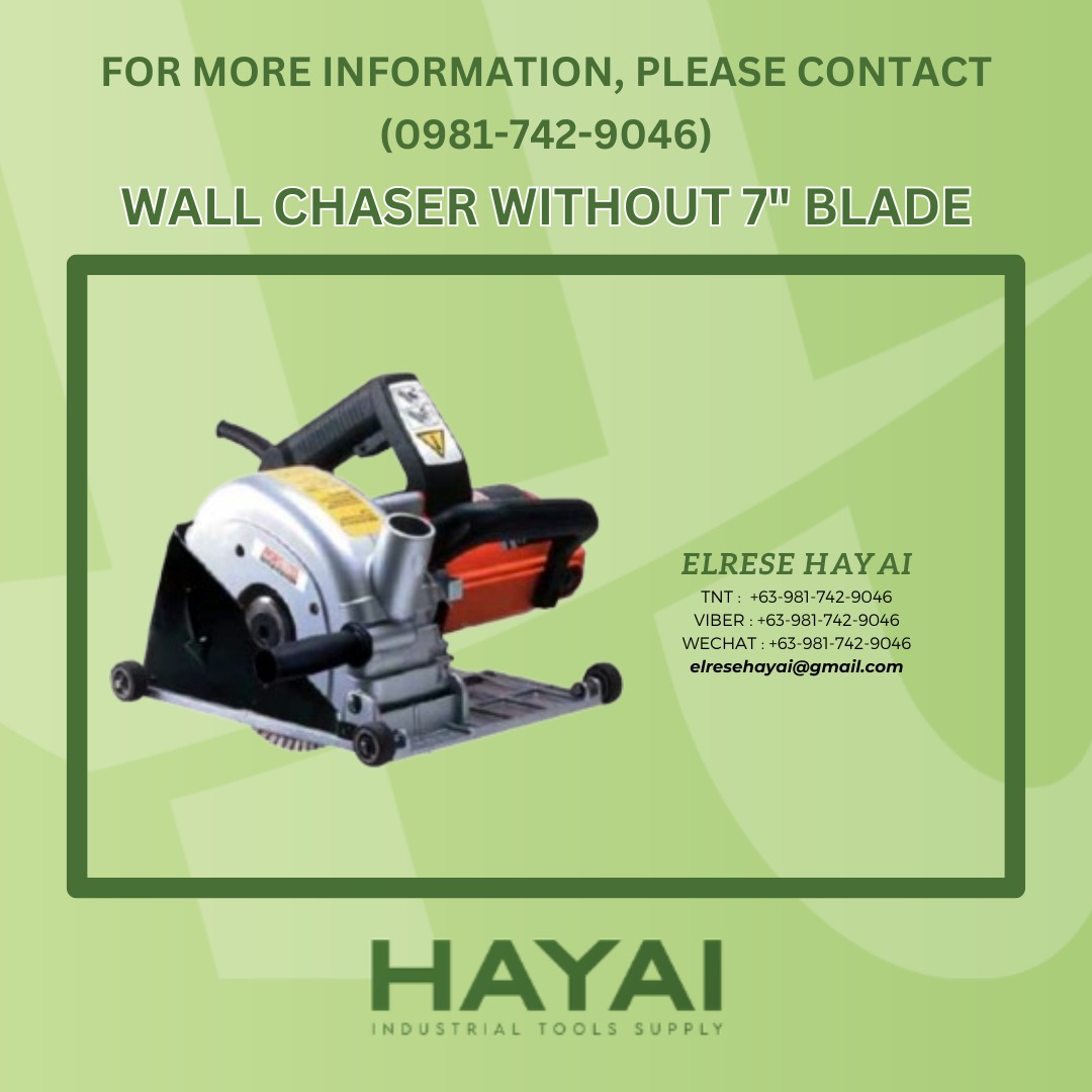 WALL CHASER without 7" BLADE, Commercial & Industrial, Construction ...