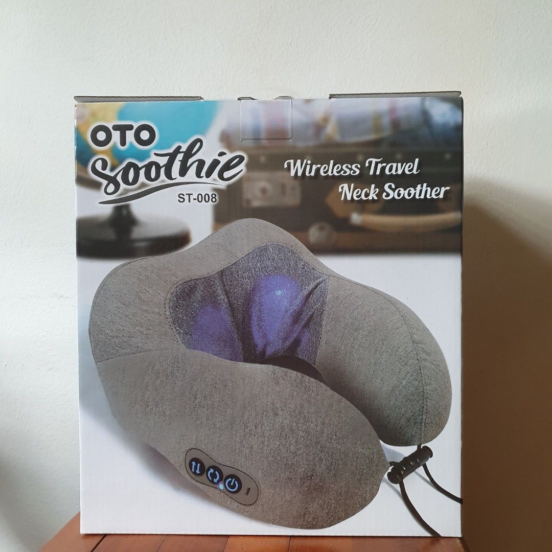 Wireless Travel Neck Soother, Health & Nutrition, Massage Devices on Carousell