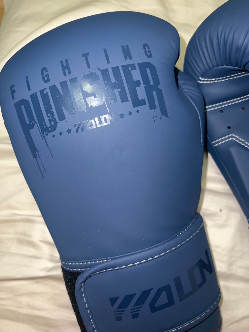 Wolon Punisher Leather Boxing Gloves, Sports Equipment, Sports & Games ...