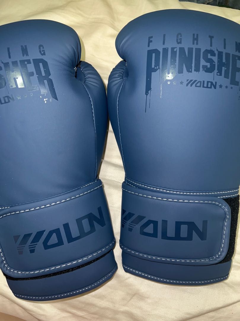 Wolon Punisher Leather Boxing Gloves, Sports Equipment, Sports & Games ...