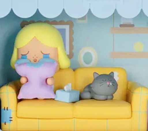 [WTS BNIF] Popmart Crybaby Sad Club Blind Box Series Teardrop On The ...