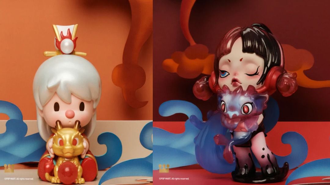 WTS Popmart Loong present the treasure, Hobbies & Toys, Toys & Games on ...