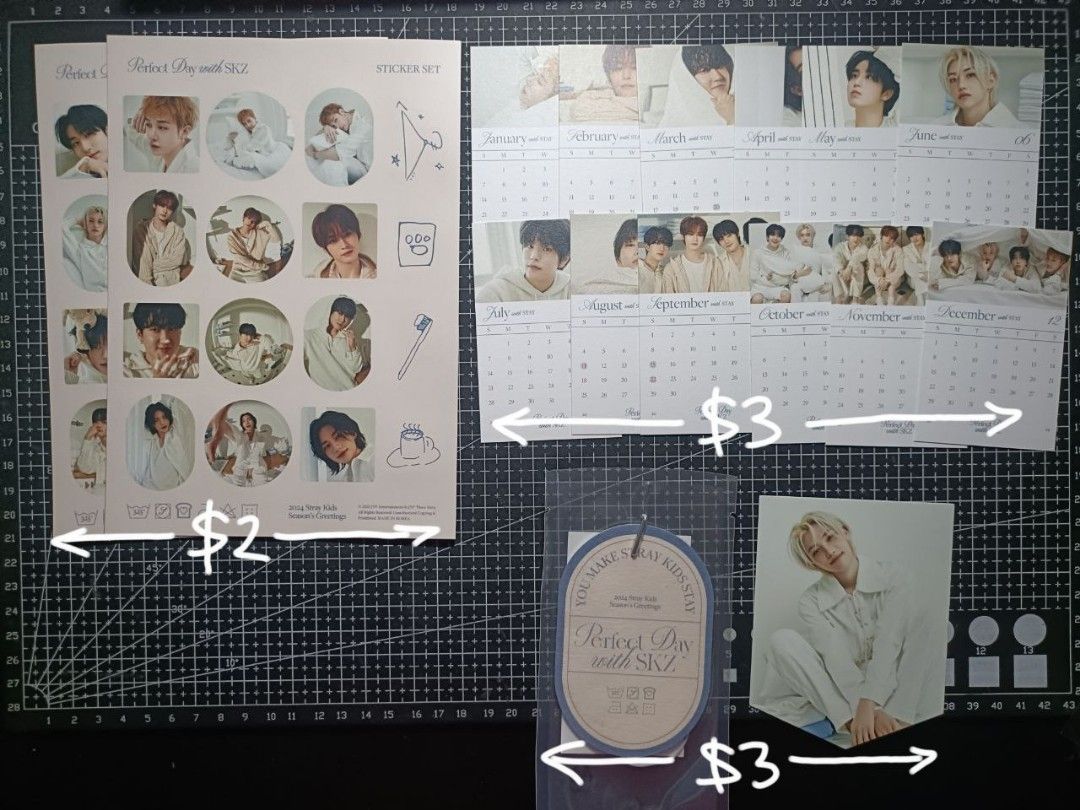 wts stray kids skz perfect day with skz seasons greetings 2024 ssg ...