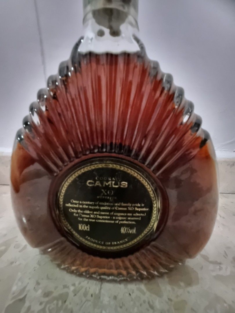 XO Superior camus Cognac 100cl, Food & Drinks, Alcoholic Beverages on Carousell