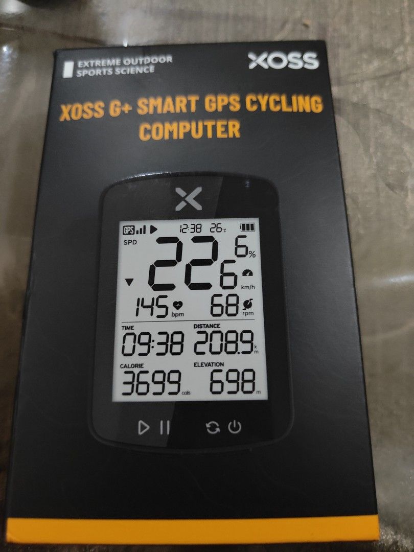 XOSS G2+ Smart GPS Cycling Computer, Sports Equipment, Bicycles & Parts ...