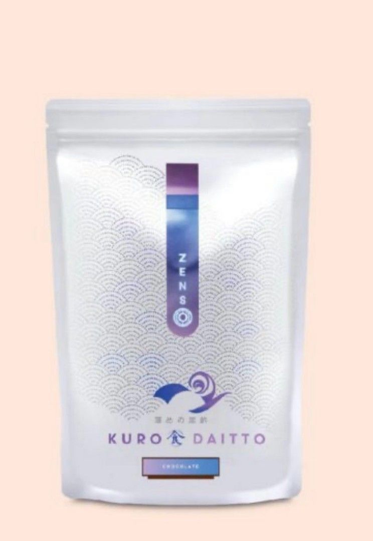 Zenso kuro daitto chocolate powder, Health & Nutrition, Health Monitors ...