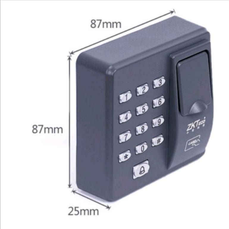 ZKTECO X6 Fingerprint RFID Keypad Access Control Door Access, Computers ...