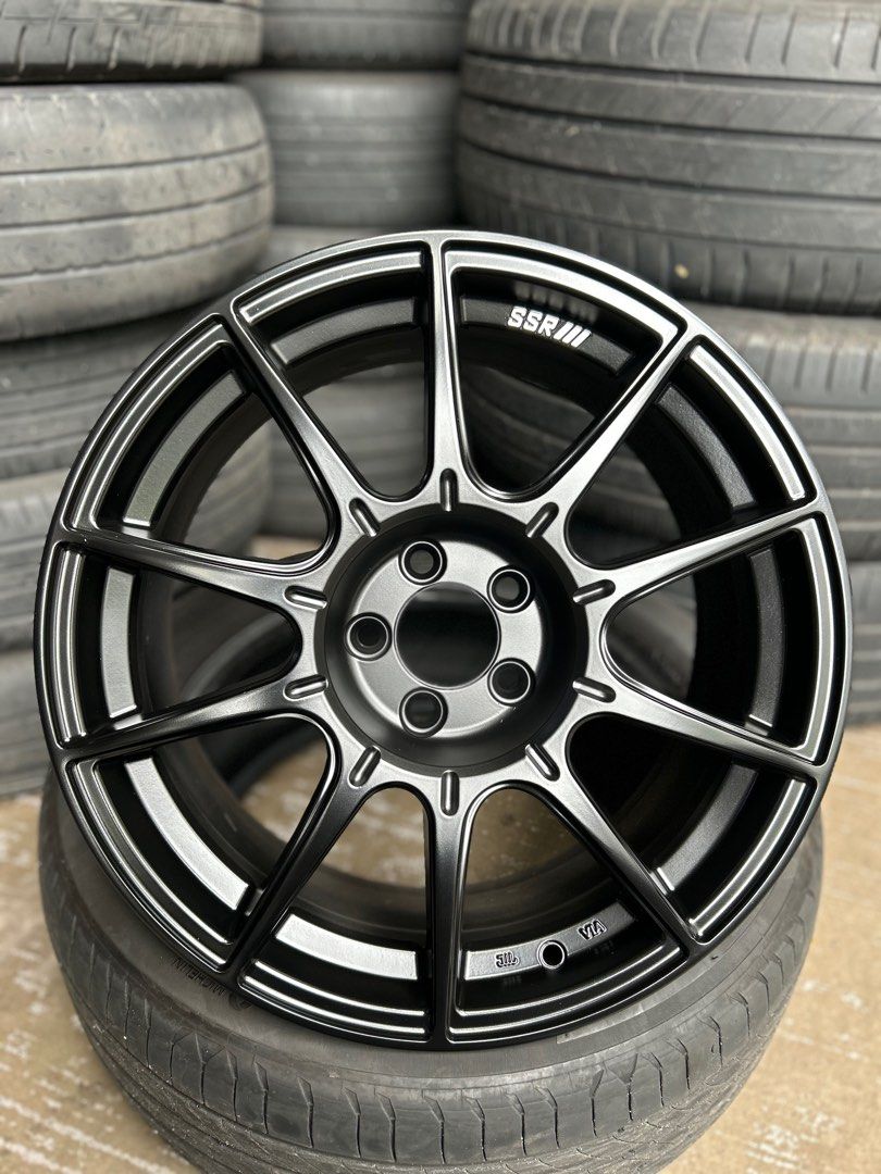 17” ORIGINAL SSR GTX01 RIM 5x100 - RAYS VOLKSRACING SSR TE37 RPF01 ...