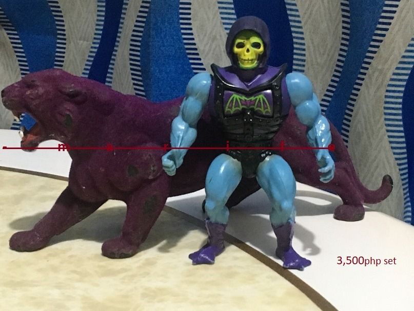 1980's Skeletor VS He-man Merman Masters of the Universe MOTU Mattel ...