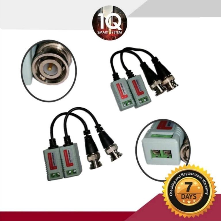 1 PAIR 1080P Video Balun CCTV Over lan CAT 5 AHDHD-CVITVI, Furniture ...
