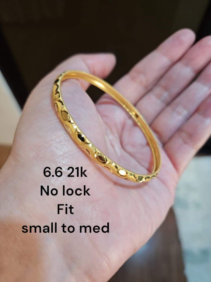 21k Saudi Gold bangle, Women's Fashion, Jewelry & Organizers, Bracelets ...