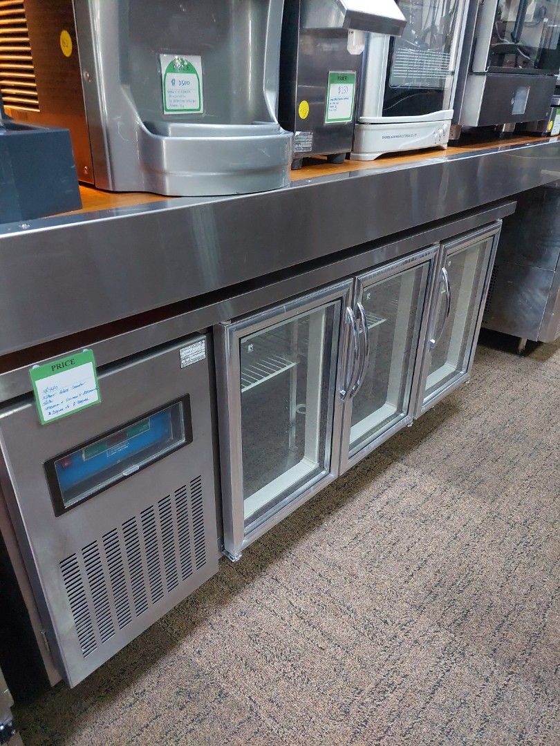 3 Door Glass Counter Chiller, TV & Home Appliances, Kitchen Appliances ...