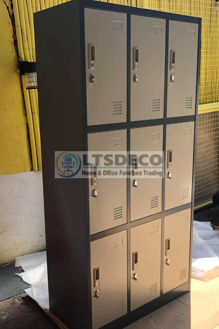 9DOOR STEEL LOCKER OFFICE PARTITION, Furniture & Home Living, Office ...