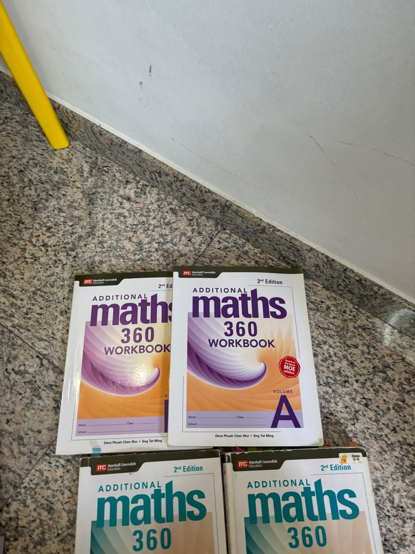 Additional Maths 360 workbook and textbook A and B, Hobbies & Toys ...