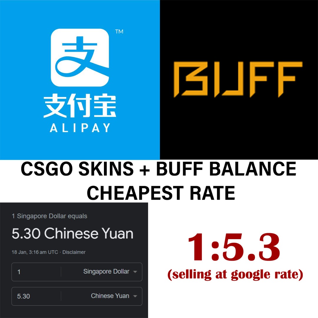 ALIPAY BUFF CSGO CS2 BALANCE SKINS, Video Gaming, Gaming Accessories ...
