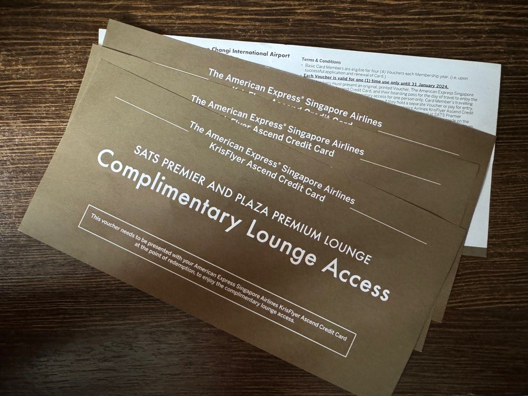 AMEX Airport Lounge Pass, Tickets & Vouchers, Vouchers on Carousell