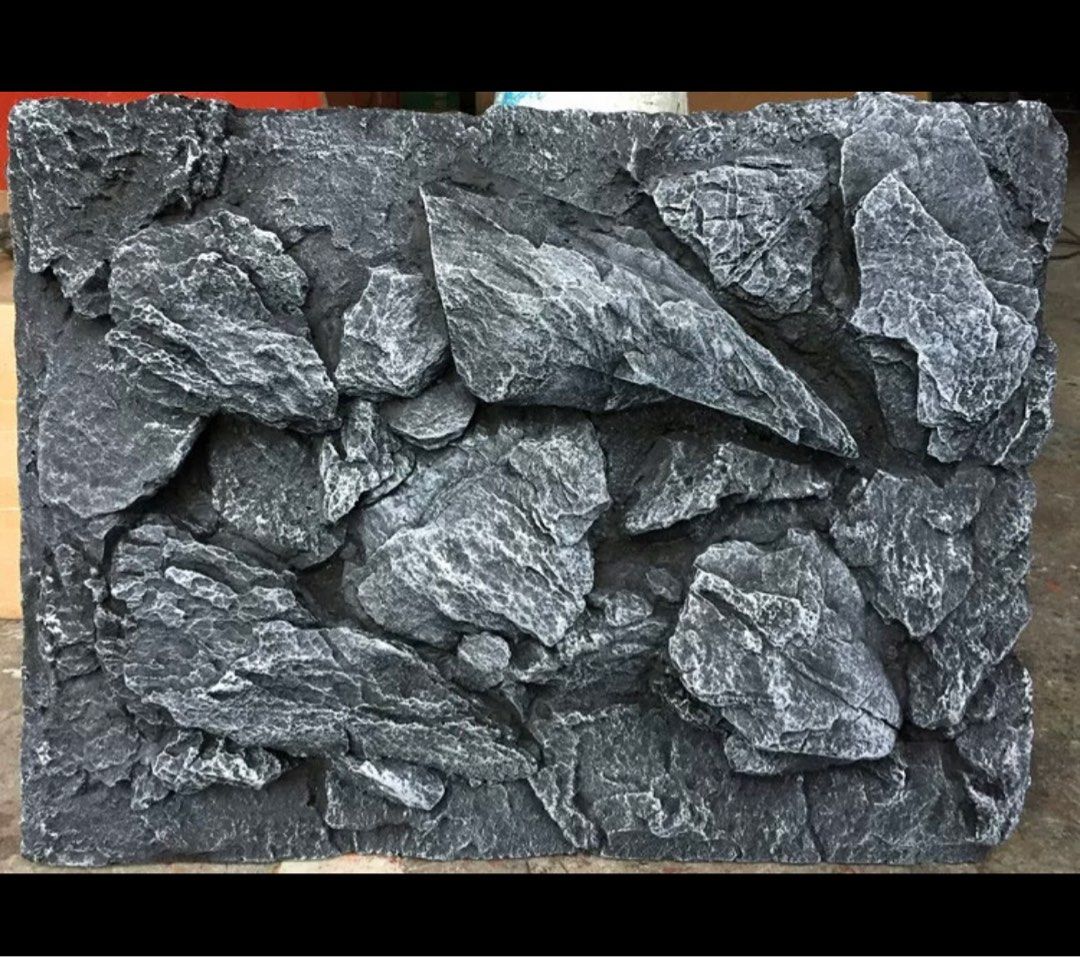 Aquarium Tank 3D Rock Background, Pet Supplies, Homes & Other Pet ...