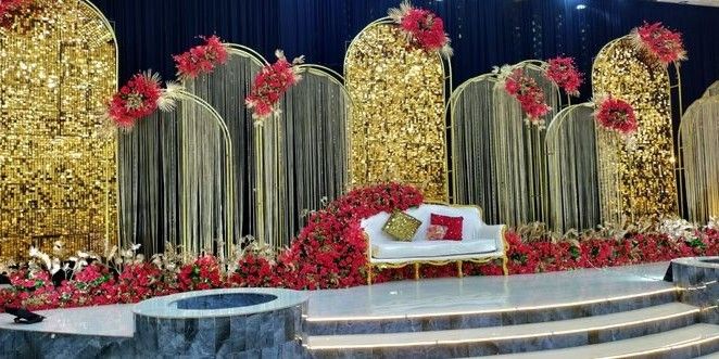 Arabic theme wedding ceremony setup pakej perkahwinan pelamin garden ...