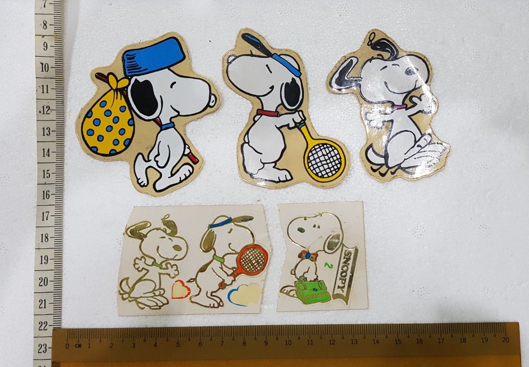 Assorted Vintage Stickers - Fido Dido, Snoopy, Pluto, Garfield, Sanrio ...