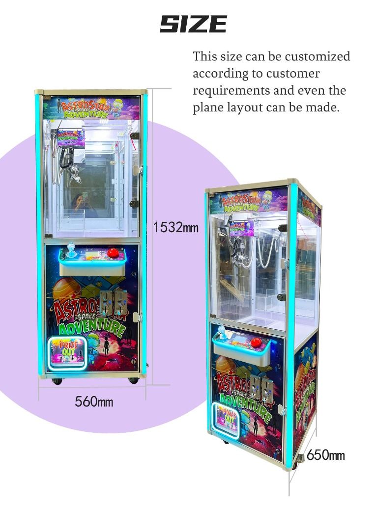 ASTRO STAR MINI SUPER CRANE CLAW MACHINE, Hobbies & Toys, Toys & Games ...