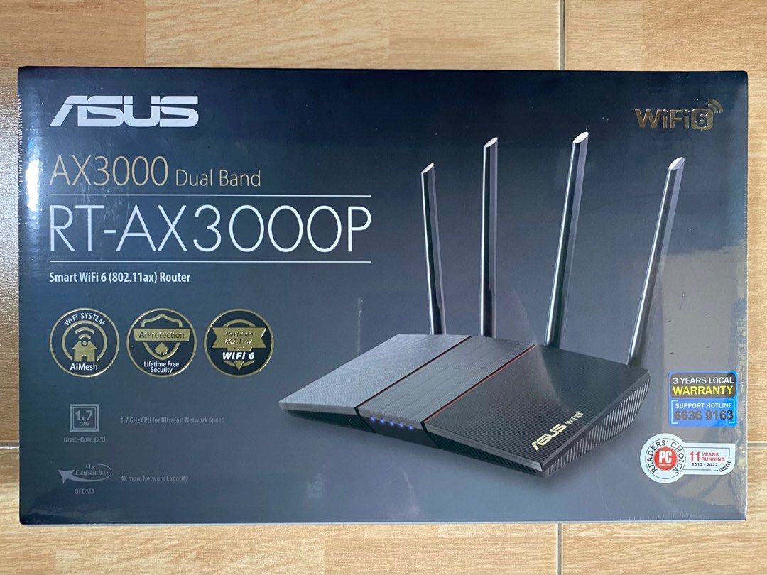 Asus AX3000 dual band, Computers & Tech, Parts & Accessories ...