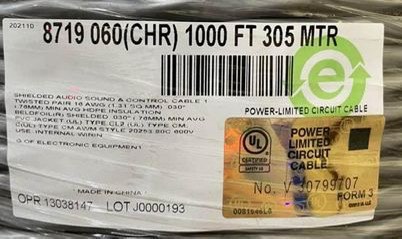 Authentic BELDEN 8719 060 (CHR) Control Cable, TV & Home Appliances ...