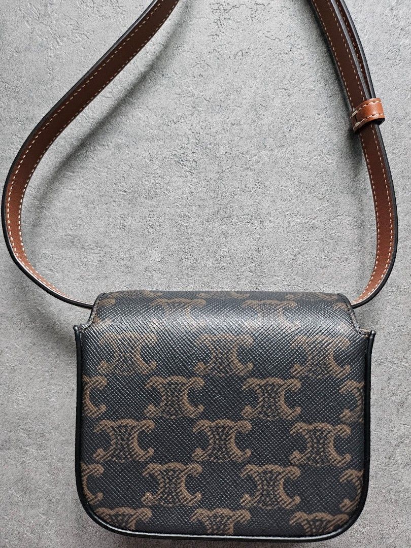 Authentic Celine Mini Triomphe Bag, Luxury, Bags & Wallets on Carousell