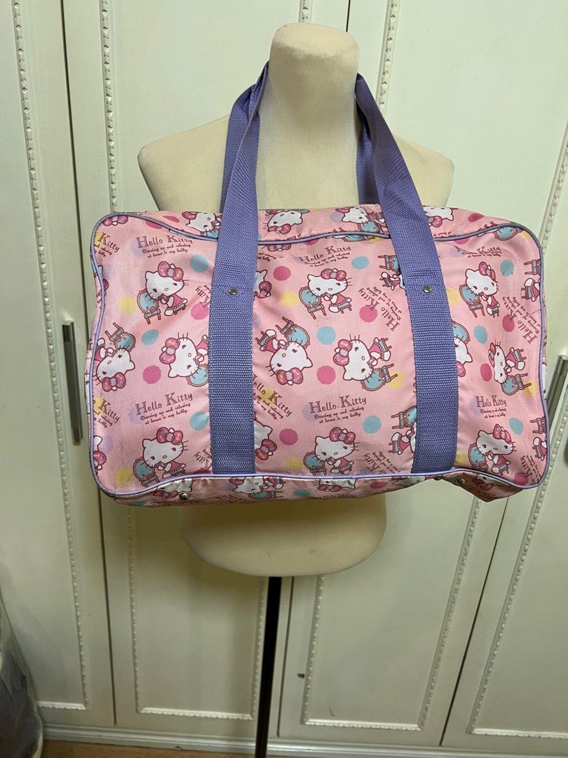 Authentic Hello kitty diaper bag/ travel bag, Women's Fashion, Bags ...
