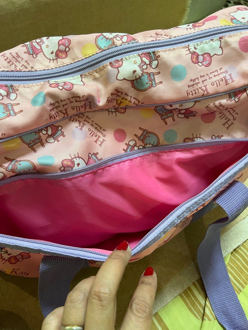 Authentic Hello kitty diaper bag/ travel bag, Women's Fashion, Bags ...