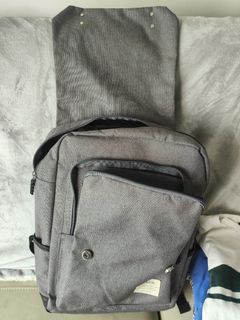 MUJI black laptop backpack haversack, Men's Fashion, Bags, Backpacks on ...