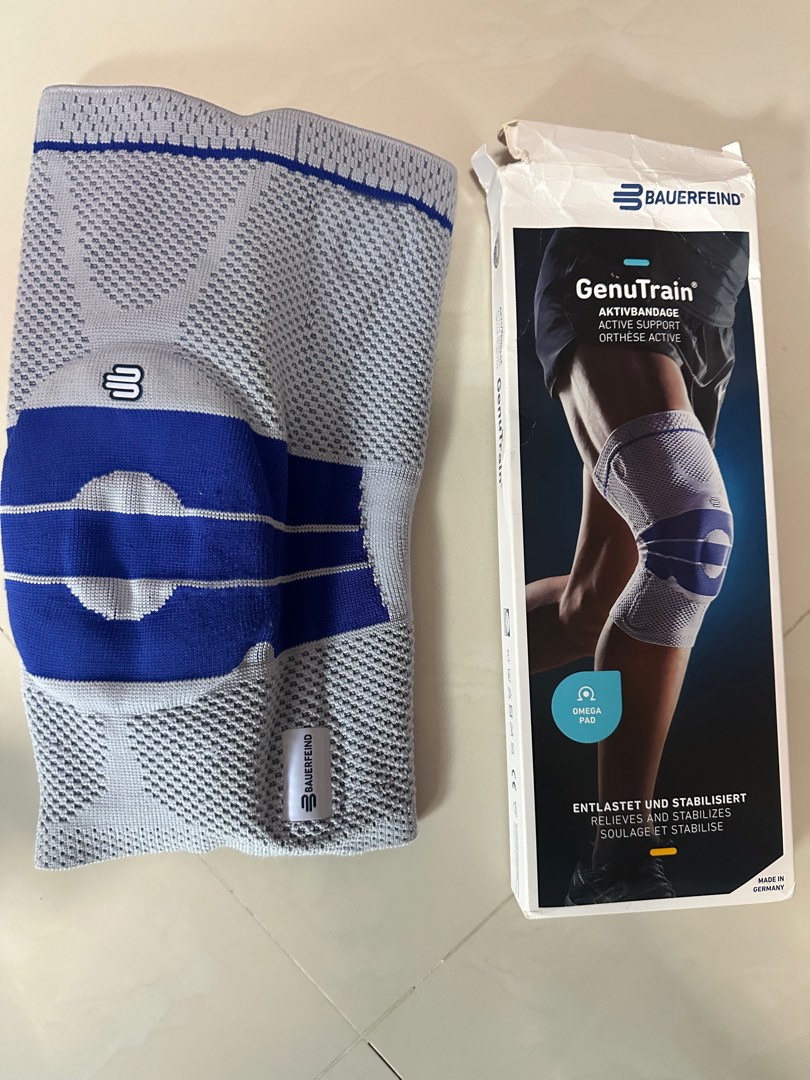 Bauerfeind genutrain size 7 knee support , Health & Nutrition, Braces ...