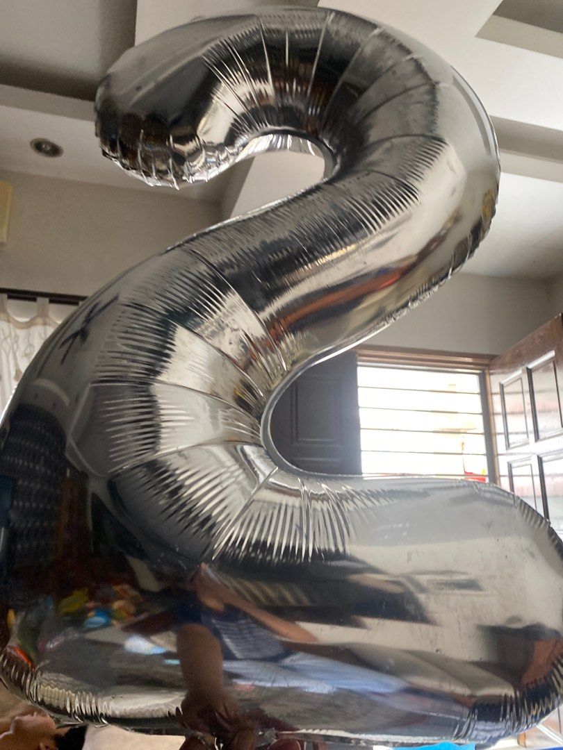 Big no 2 ballon and a dolphin, Babies & Kids, Infant Playtime on Carousell