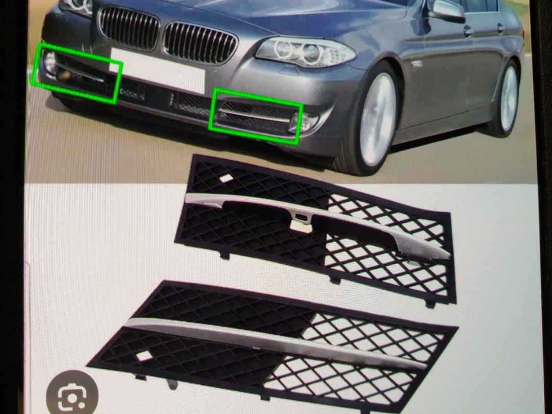 BMW 5 Series front bumper lower grill, Car Accessories, Accessories on ...