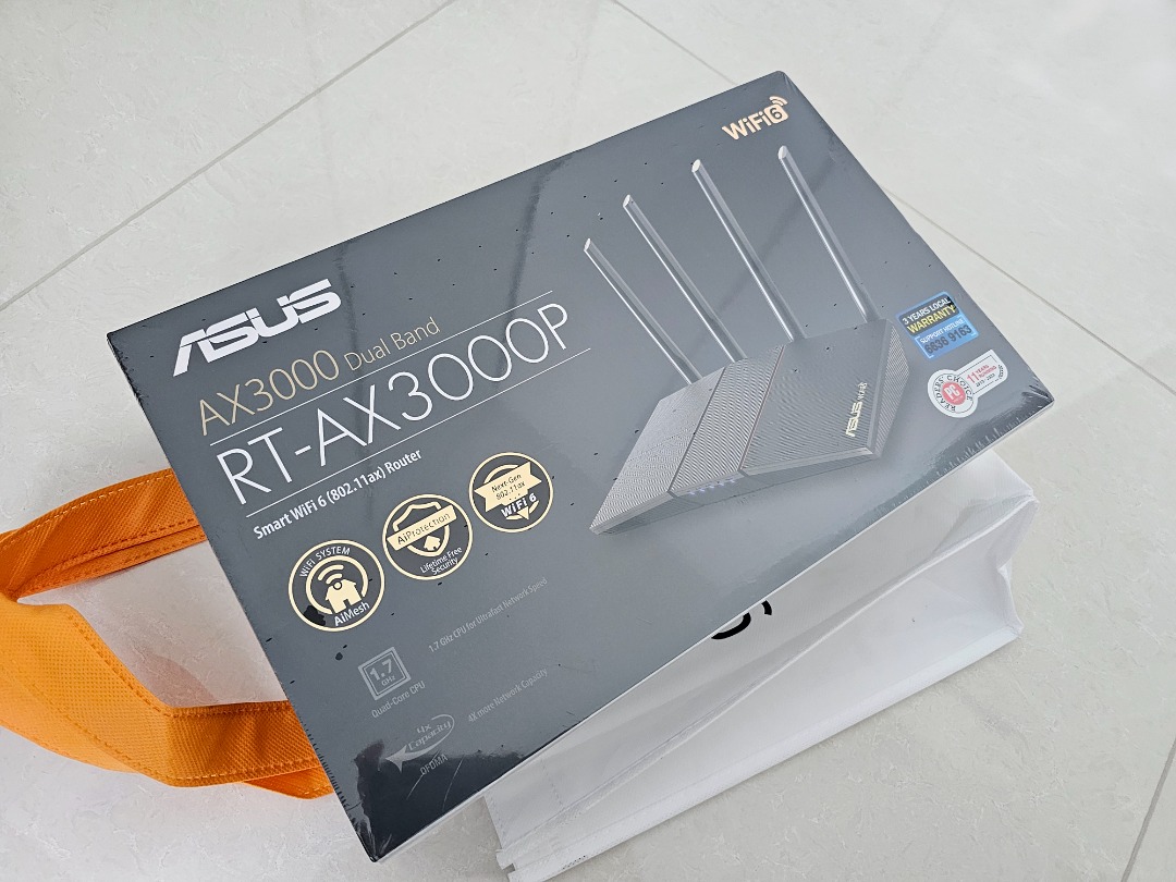 [BNIB] ASUS RT-AX3000P wifi6 Router BRAND NEW Unopened Ax3000p Ax3000 ...