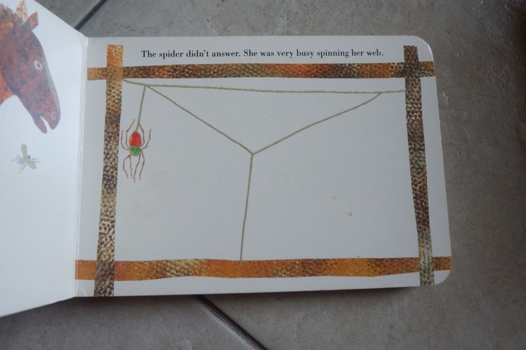 [BOARD BOOK] The Very Busy Spider by Eric Carle, Hobbies & Toys, Books ...