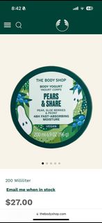 Body Shop Avocado Body Yogurt & Hand Balm, Beauty & Personal Care, Bath ...