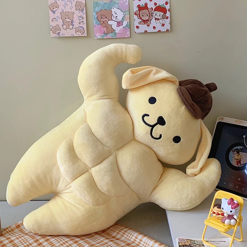 Buff muscular pompompurin stuffed plushie, Hobbies & Toys, Toys & Games ...