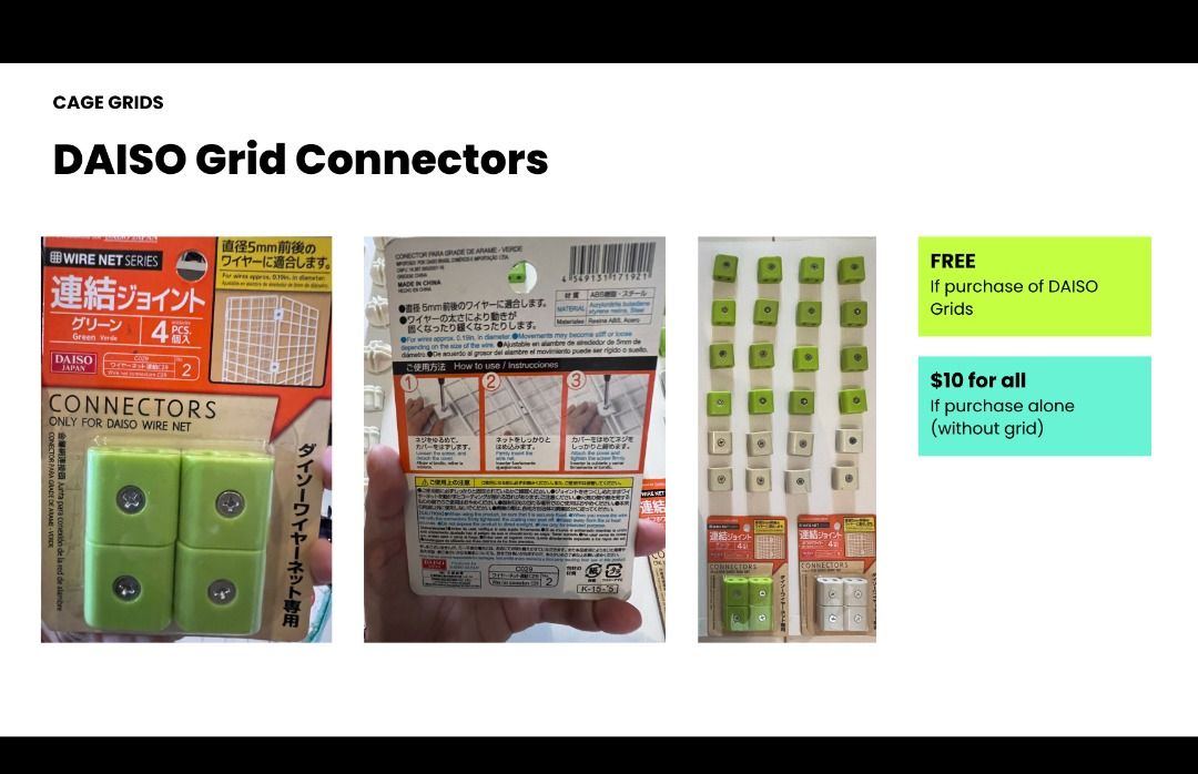 Cage Grid & Grid Connectors for Sale, Pet Supplies, Homes & Other Pet ...