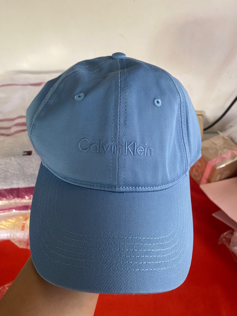 Calvin Klein Cap Blue, Men's Fashion, Watches & Accessories, Caps ...