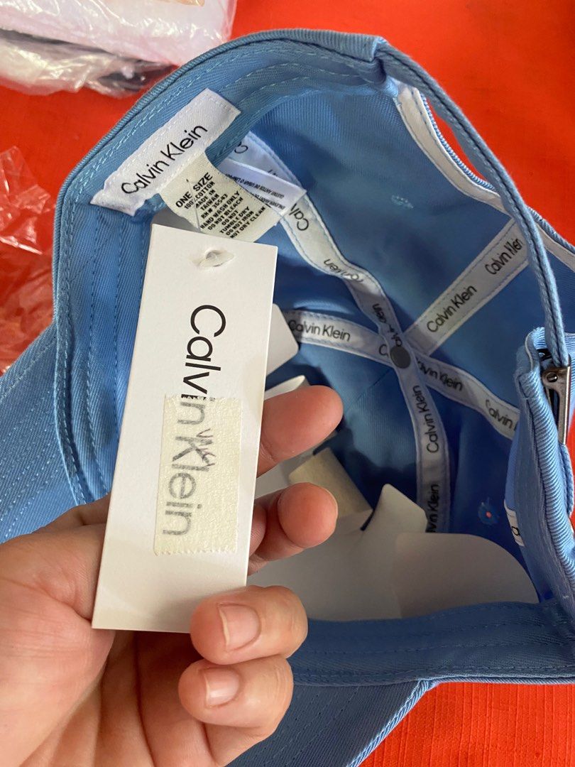 Calvin Klein Cap Blue, Men's Fashion, Watches & Accessories, Caps ...