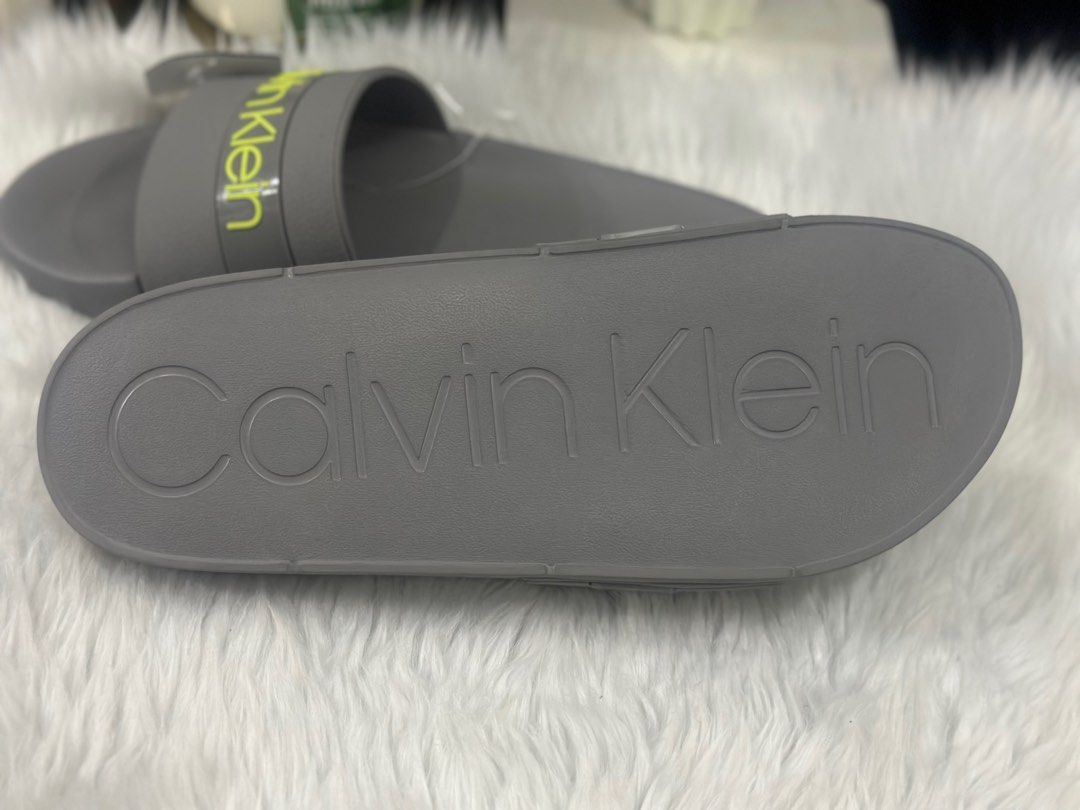 Calvin Klein slides for Men, Men's Fashion, Footwear, Slippers & Slides ...
