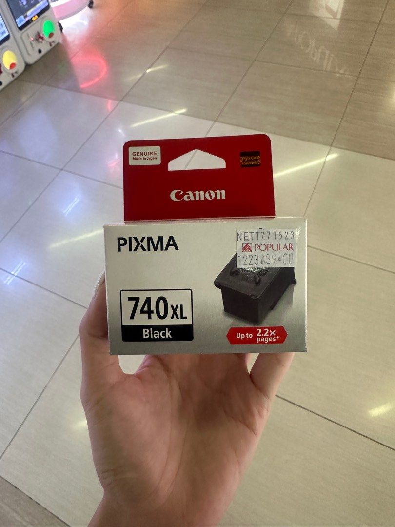 canon pixma 740 XL fine cartridge printer ink, Computers & Tech ...
