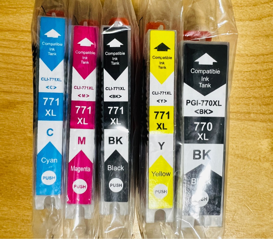 Canon 770 771 cartridge ink, Computers & Tech, Parts & Accessories ...
