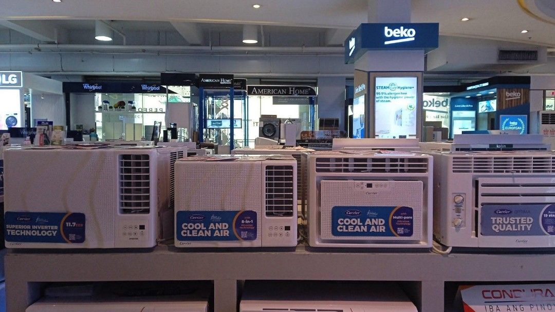 CARRIER WINDOW TYPE NON INVERTER AND INVERTER AIRCON, TV & Home ...